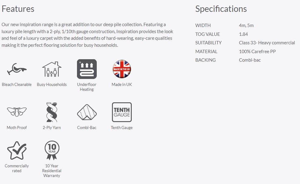 Furlong Flooring Inspiration Carpet | SPECIAL OFFER